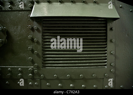 Heavy duty nuts, bolts and rivets on a WW1 Mark 5 tank The Imperial War ...