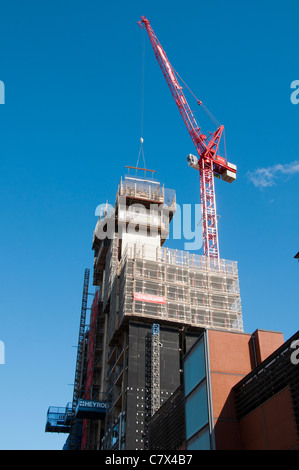 Student Castle apartment block under construction. Great Marlborough ...
