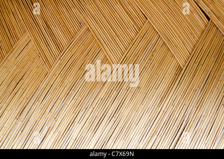 dried cane pattern interlaced texture for traditional asian hut Stock ...