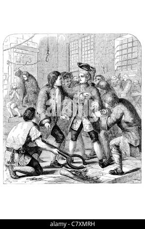 Crime in Victorian London 19th Century JAck The Ripper Stock Photo - Alamy