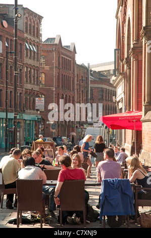Northern Quarter district of Manchester City Centre, northern England ...