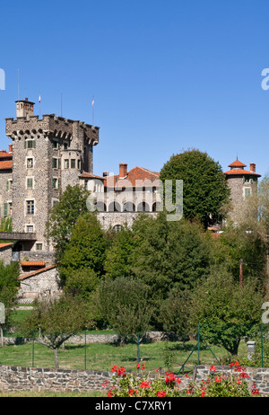 Castle Chavaniac-Lafayette Stock Photo - Alamy