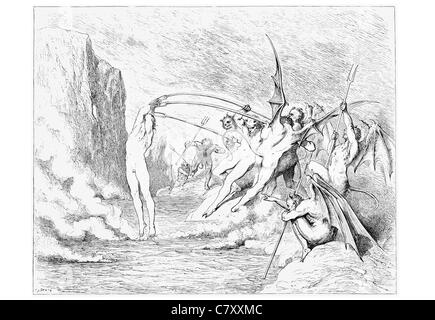 Divine Comedy. Paradise. XXI Canto. Dante ascends with Beatrice to the ...