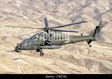 An Italian Army Agusta AW129 Mangusta attack helicopter at Forward ...