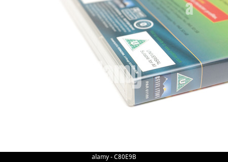 Children's DVD case showing the "universal" age recommendation symbol ...
