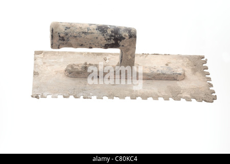 rusty dirty scraper isolated on white background Stock Photo - Alamy