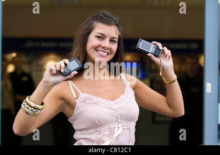 Welsh model Imogen Thomas who hails from Llanelli Stock Photo - Alamy