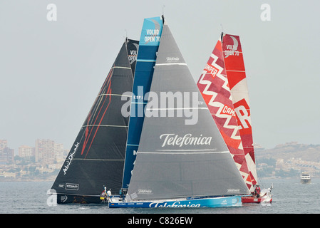 ABU DHABI – (from left to right) Max Verstappen (Red Bull Racing ...