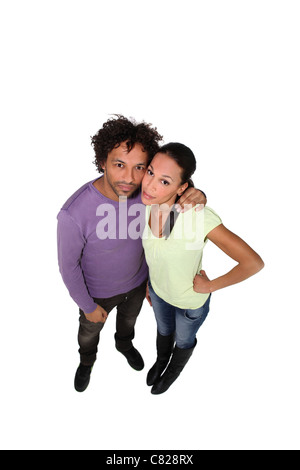 a metis couple looking sad Stock Photo - Alamy