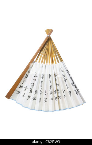 chinese folding paper fan Stock Photo - Alamy