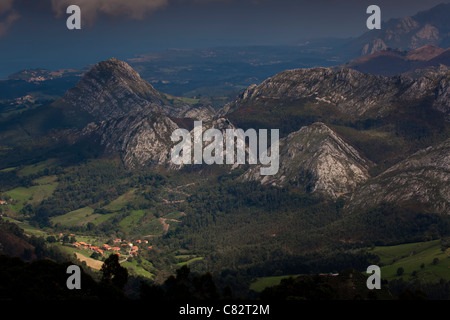 Mountain range of Sueve, Asturias, Spain Stock Photo - Alamy