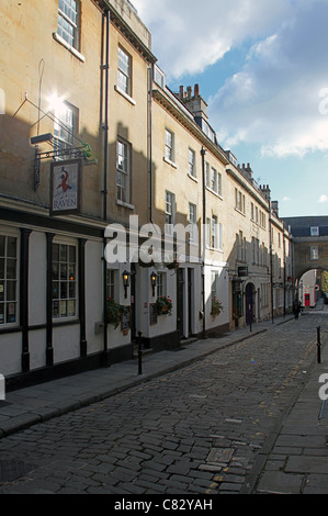 The Raven Pub in Queen Street Bath England UK Stock Photo - Alamy