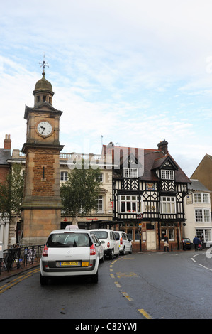 The Clock Tower in Rugby town centre, Warwickshire UK Stock Photo - Alamy