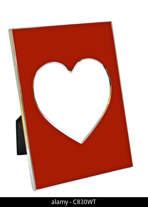 Heart-shaped picture frame Stock Photo - Alamy