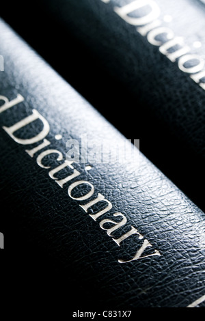 Dictionary close up shot Stock Photo - Alamy