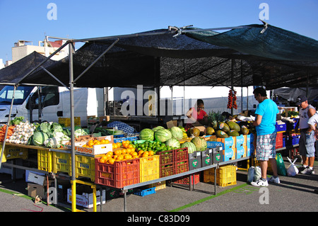 Fruit and vegetable stalls, Bonavista Sunday Market, Bonavista, nr ...