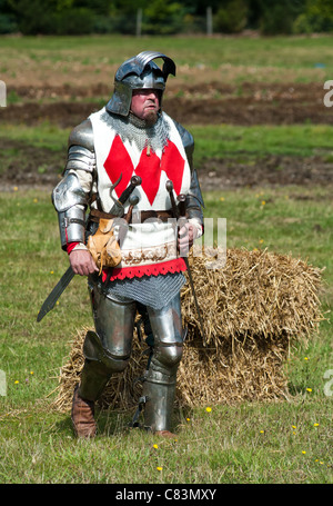 Medieval Knight with Sword (Reenactor Stock Photo - Alamy