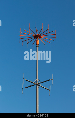 Navigational radio transmitting equipment for air traffic control Stock ...