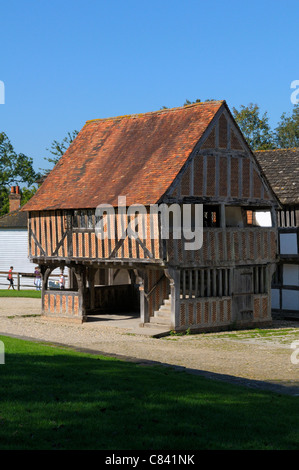 Medieval Market Square building at the Weald and Downland Open Air ...