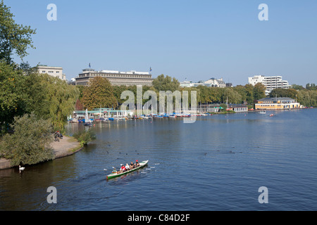 Aussenalster, (outer Lake Alster), Hamburg, Germany Stock Photo - Alamy