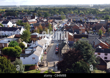 The town centre, Lutterworth, Leicestershire, England, UK Stock Photo ...