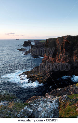 Dramatic sea cliffs at Esha Ness, Shetland Stock Photo: 85841273 - Alamy