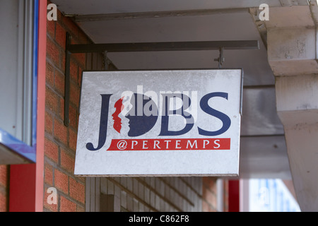 A general view of a branch of the Jobs@Pertemps recruitment agency in ...