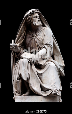 The statue of Prophet Isaiah on the Column of the Immaculate Conception ...