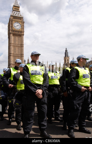 Territorial Support Group TSG Police vehicles responding to emergency ...