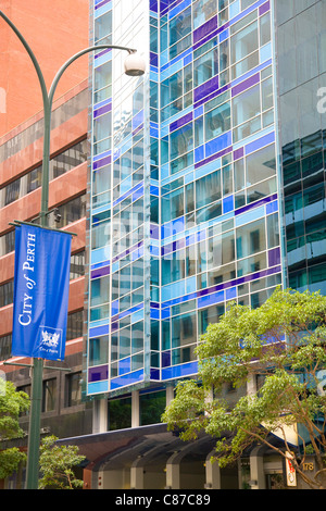 Perth City banner, Western Australia Stock Photo - Alamy