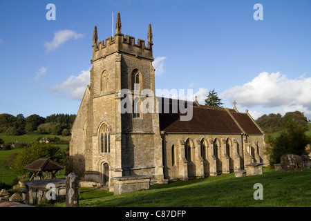 Church of St. John the Baptist, Horningsham, Wiltshire, England Stock ...