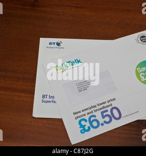 BT phone bill from UK based telecommunications company Stock Photo - Alamy