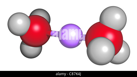Dimethylmercury Molecule Hg CH3 2 Stock Photo - Alamy