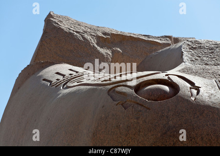 Fallen statue of Ramesses II (Ozymandias), Ramesseum funerary temple ...
