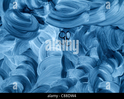 White washed window of closed down shop UK Stock Photo - Alamy