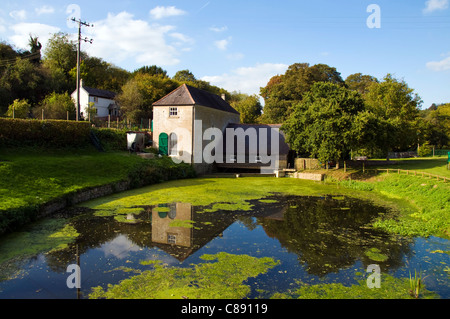 Water wheel, Claverton Pumping Station, Kennet and Avon Canal, Bath ...