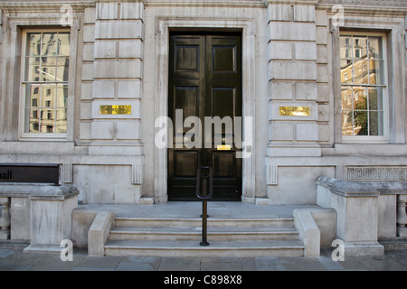 The main entrance of the 70 Whitehall building where UK's Cabinet ...
