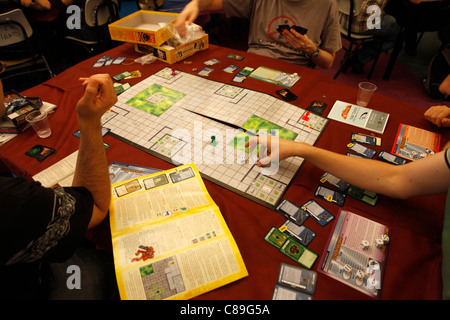 Gamers in Frag role-playing game (RPG) session Stock Photo - Alamy