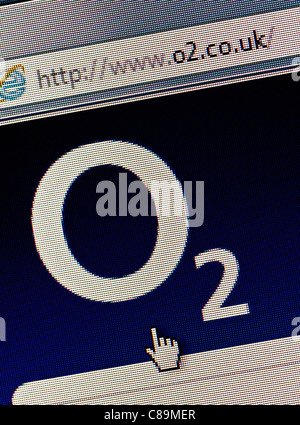 The O2 website Stock Photo - Alamy