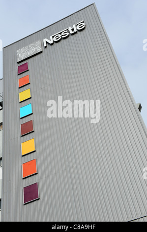 The Nestle factory Marston Lane Tutbury Burton-on-Trent Staffordshire ...