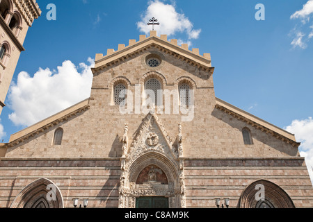 Messina Italy Duomo Cathedral Basilica inside with arch, marble floors ...