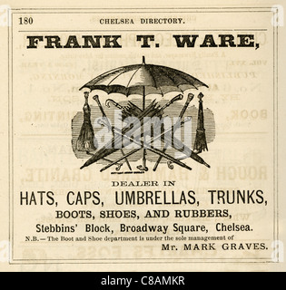 1870 classifieds advertisements from a Chelsea, MA city directory ...