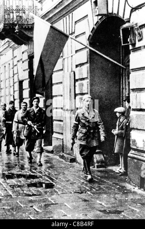 Warsaw Uprising in Poland, 1944. Polish Home Army soldier from ...