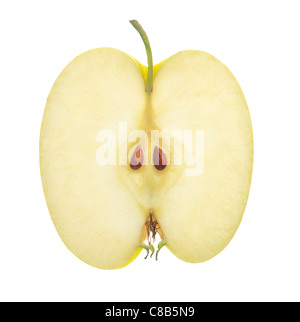 Half an apple Stock Photo - Alamy