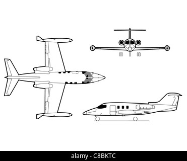 Illustration drawing of an airplane or aircraft flying, isolated on ...
