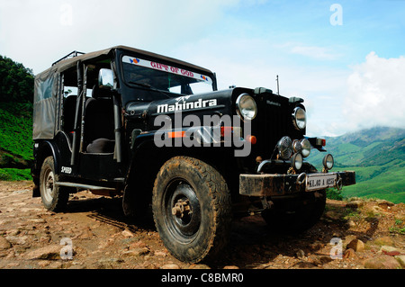 Old off-road four-wheel drive vehicle originally designed for the US ...