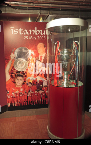 european cup champions league trophy room in museum Liverpool FC ...