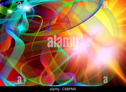abstract gradient ribbon template Stock Photo - Alamy