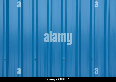 Blue metal texture, corrugated iron, background, abstract Stock Photo ...