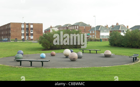 Model Orrery in the grounds of Solaris centre,Blackpool,UK and designed ...